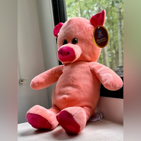 Genuine Calplush | Toys | Nwt Pink Pig Genuine Calplush Cal Plush Farm ...